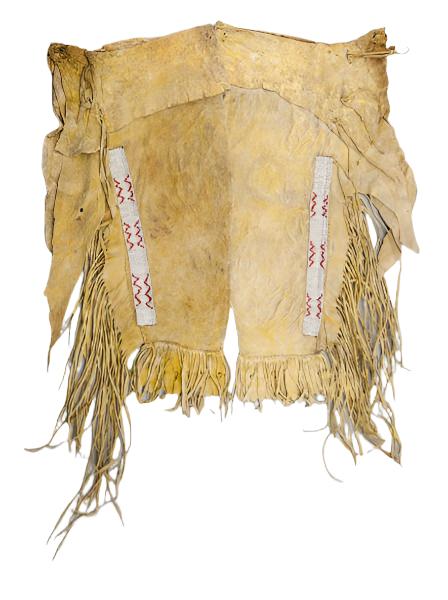 Native American Style Beaded Tan Leather Chaps Leggings NCP203 ...